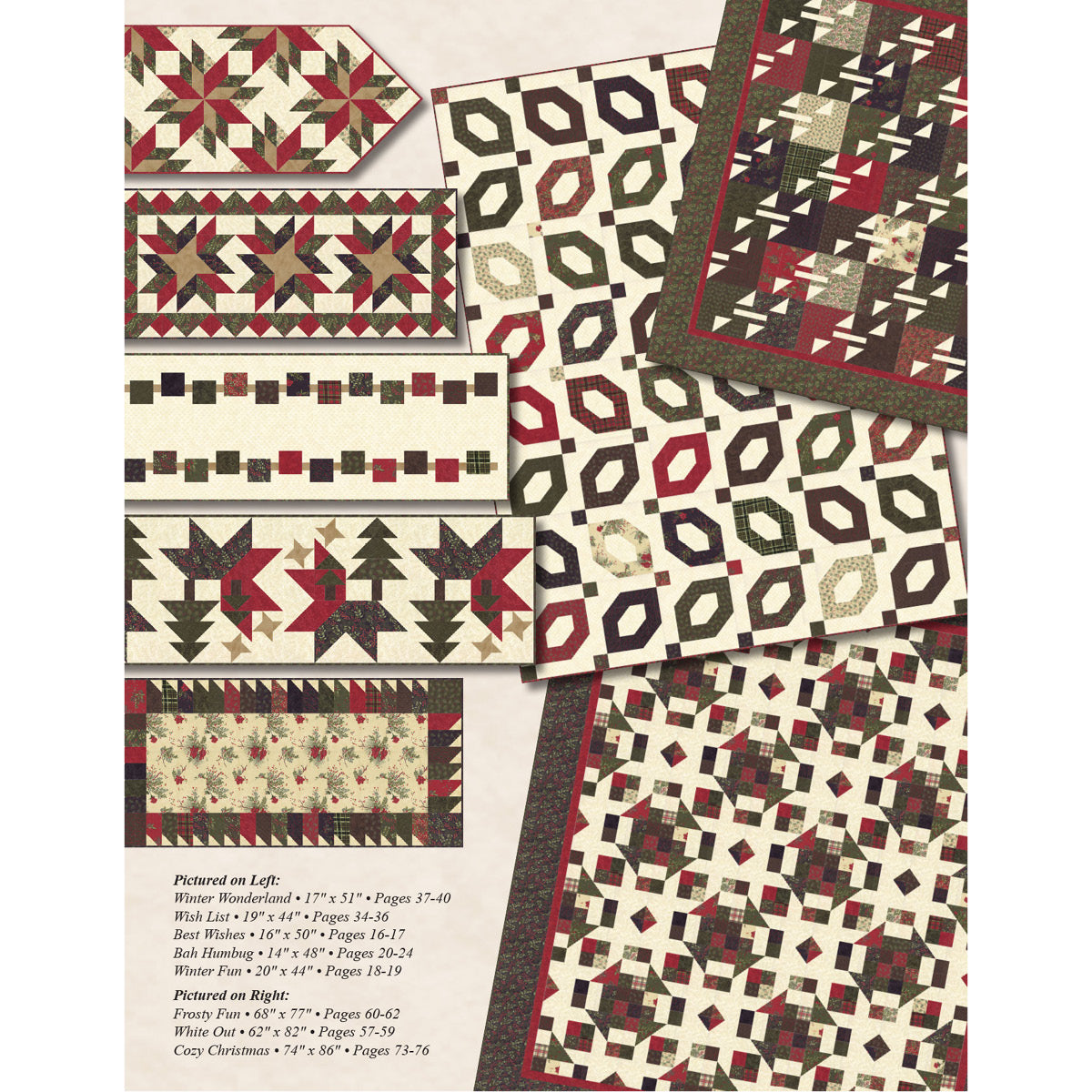 Winter Manor Project Book - Antler Quilt Design, LLC.